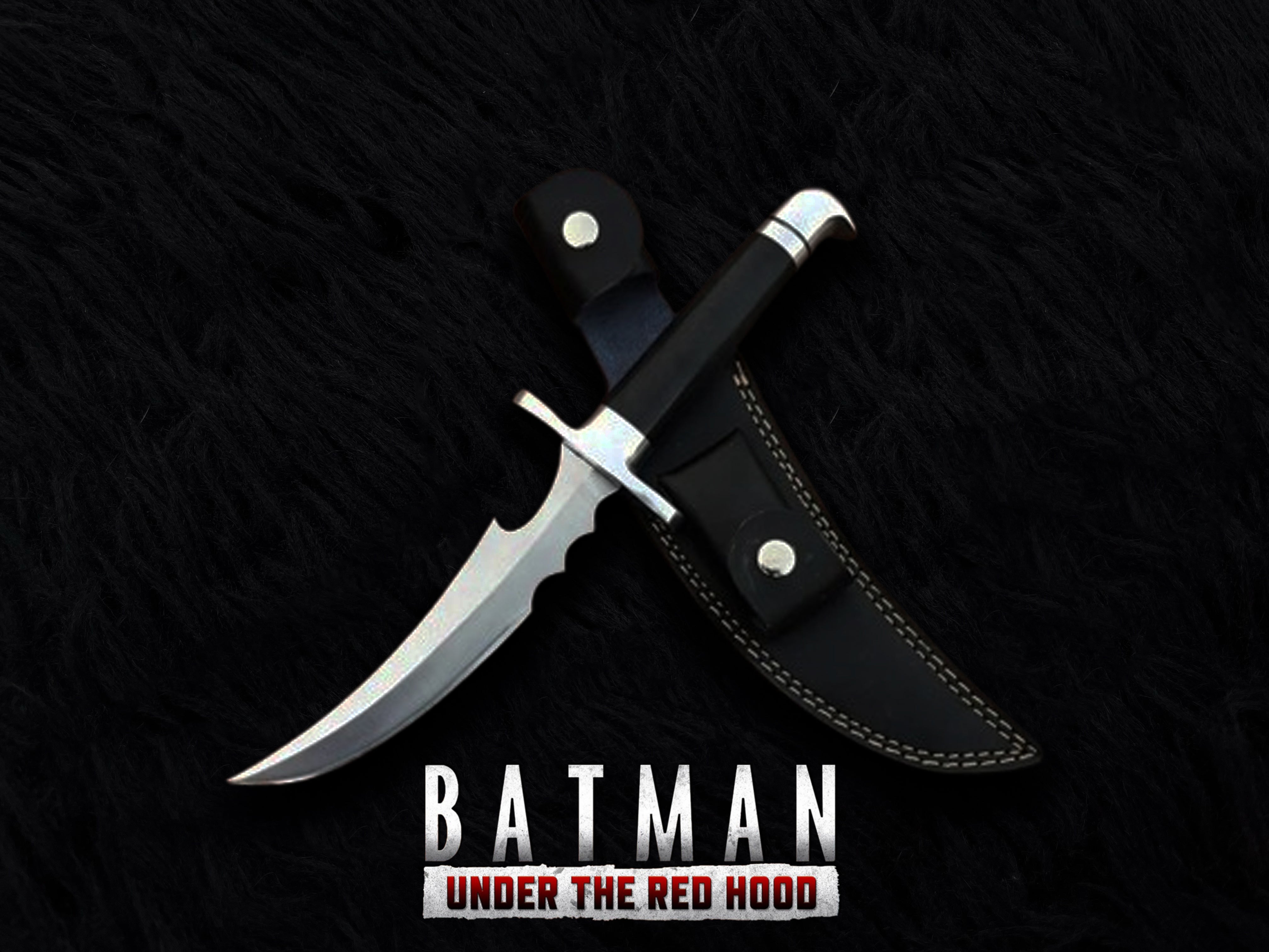 Batman: Under the Red Hood Replica Knives with Leather Sheath – The ...