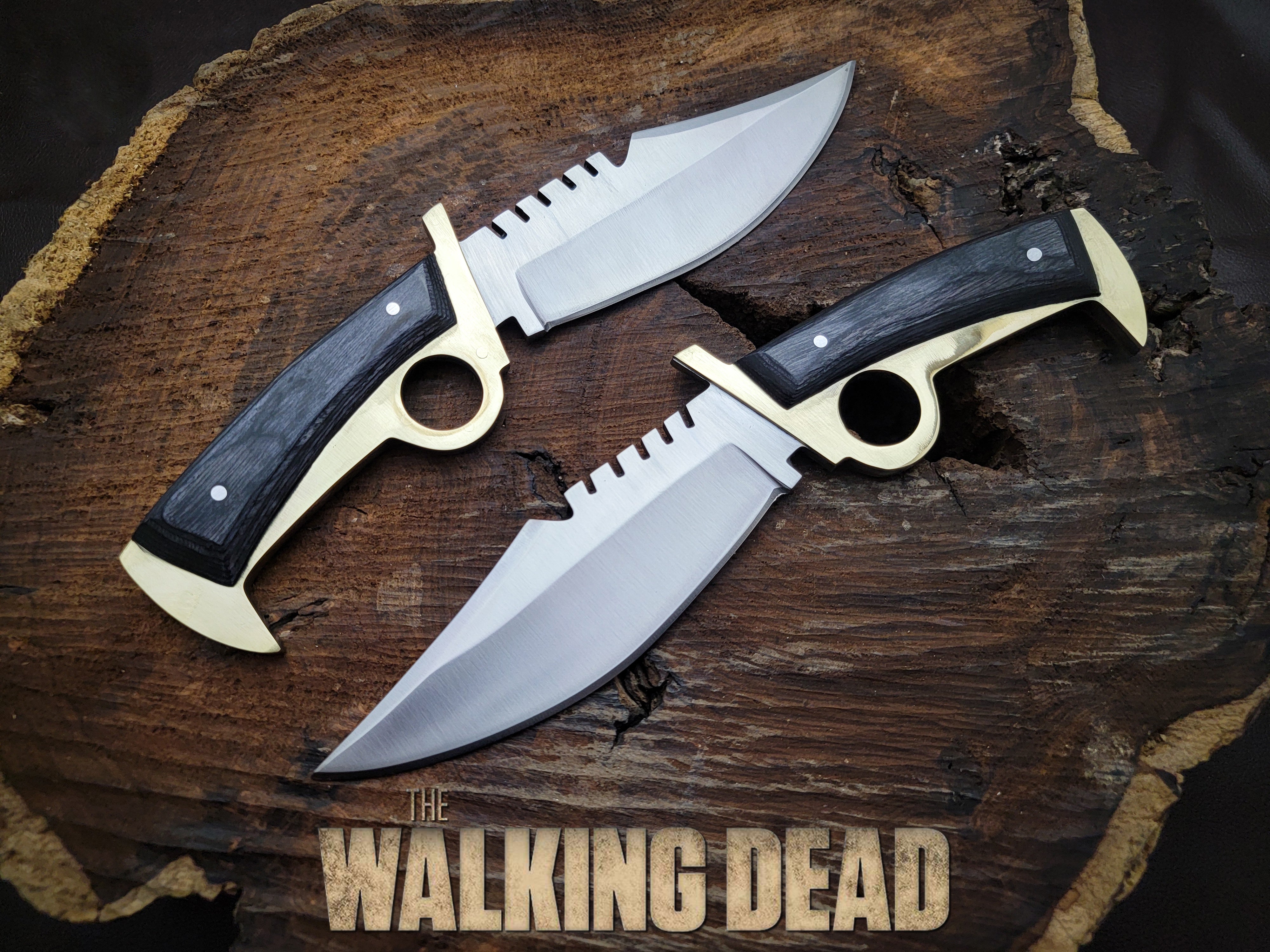 The Walking Dead: Daryl Dixon Replica Finger Guard Bowie Knife – The ...
